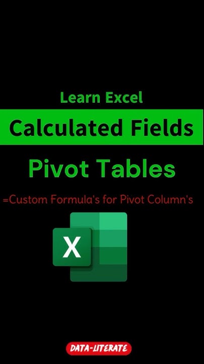 Excel Pivot Tables: Unlock Powerful Calculations with Calculated Fields! - YouTube