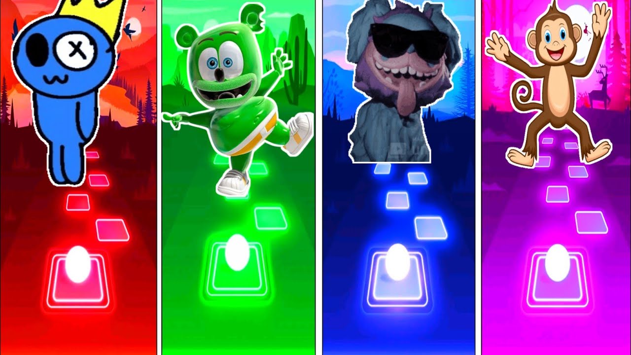 rainbow friend - Gummy bear - poppy playtime - Dance monkey - YouTube