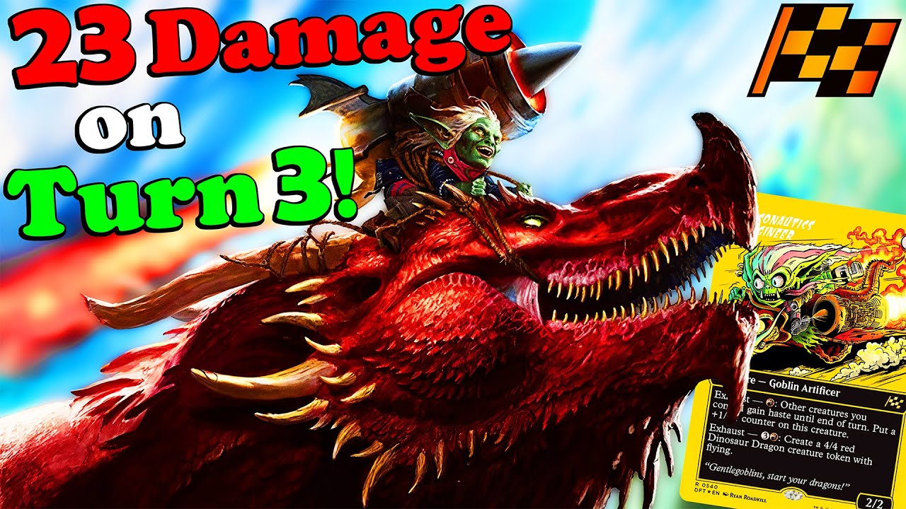 MTG Standard Explosive New 🔥COMBO🔥 Deck! 【Aetherdrift】 Exhaust ...