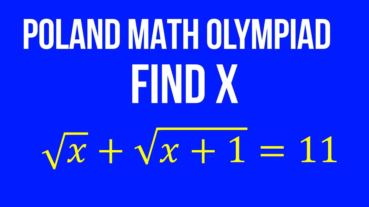 Poland math olympiad problem I I SAT I MCAT I SSC I IXth I Xth I KVYP I ...