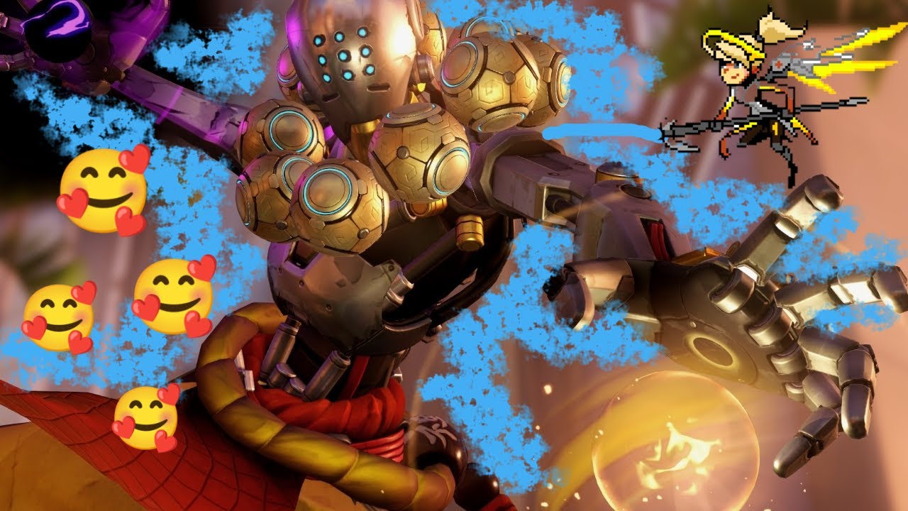 Damage boost your Zenyatta! (full game) | Mercy Overwatch 1 Gameplay ...