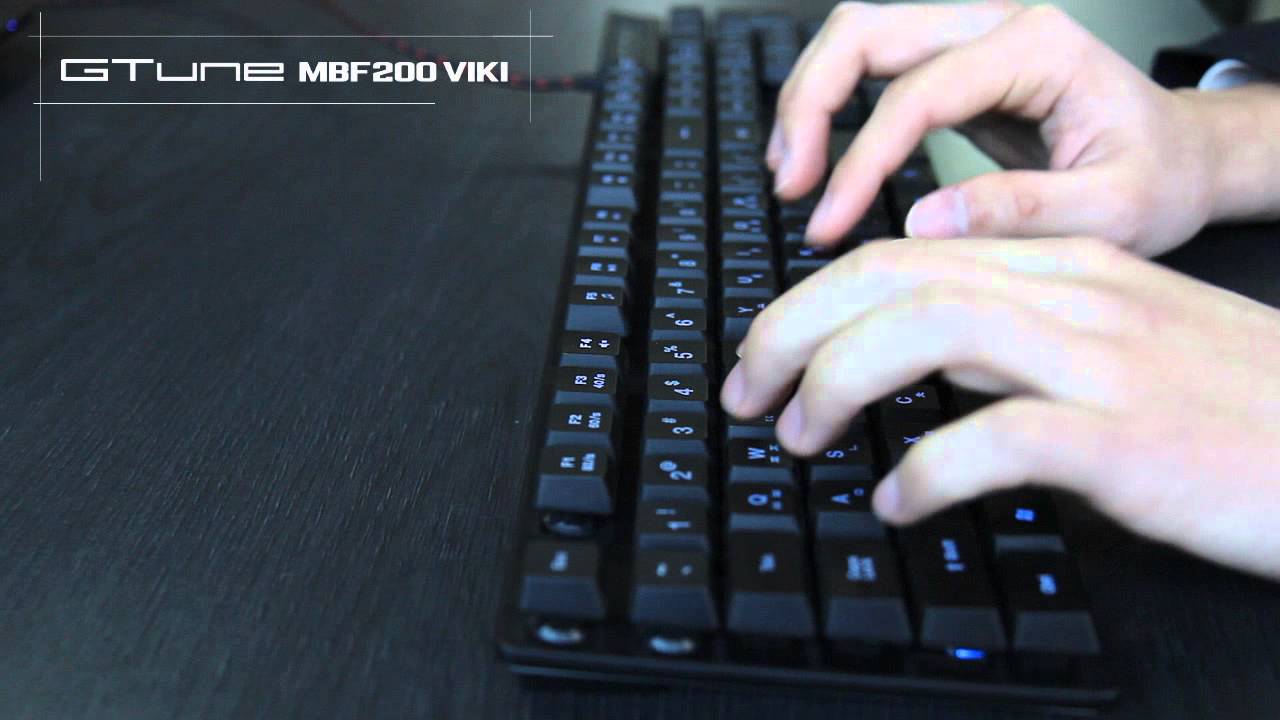GTune MBF200 VIKI 타건 동영상 - YouTube