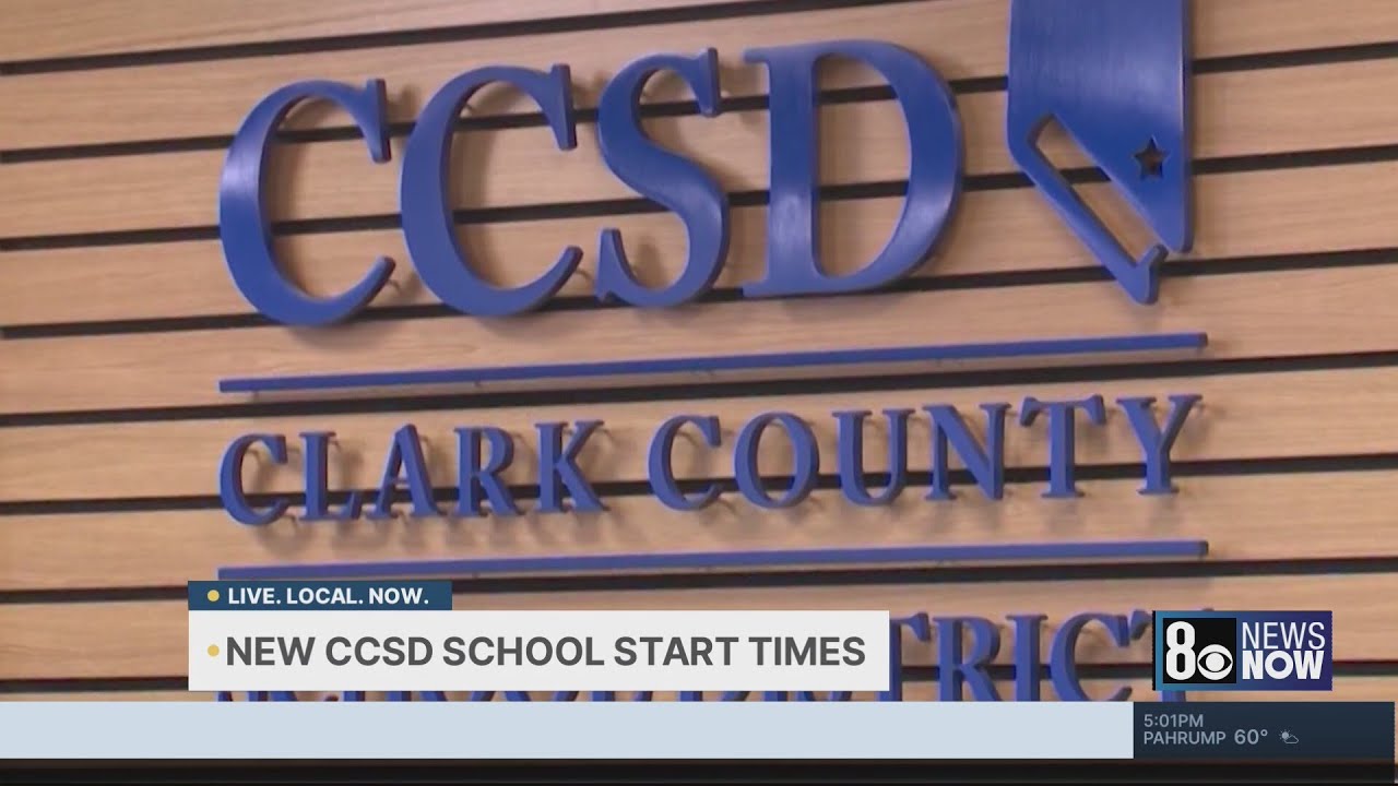 CCSD announces new start times for next school year; high school to ...