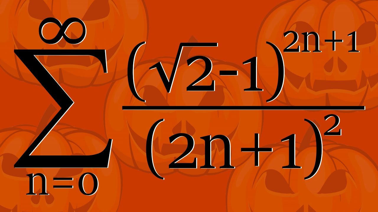 An amazing yet scary infinite sum (Halloween Special) - YouTube
