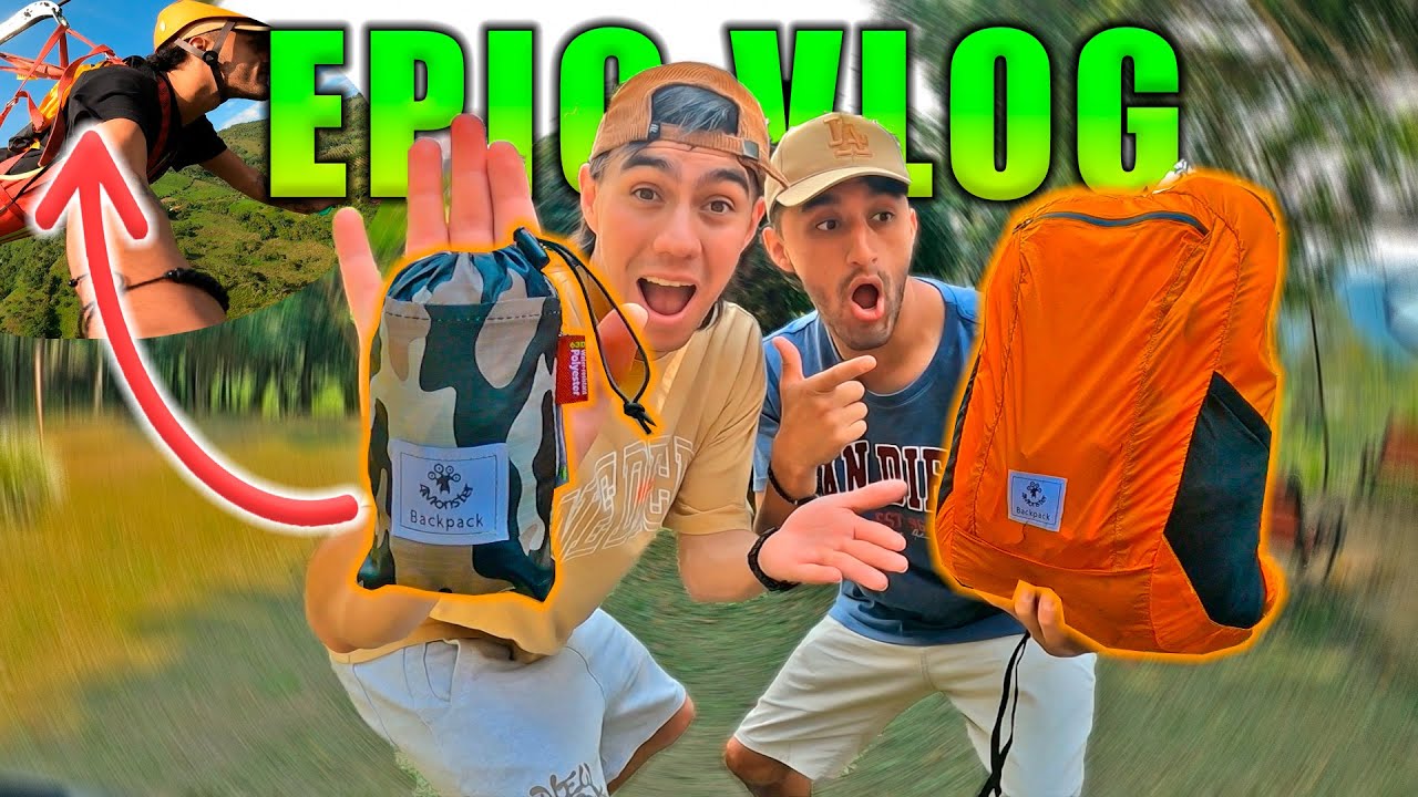Probamos la maleta mas pequeña del mundo en un EXTREME EPIC VLOG - YouTube