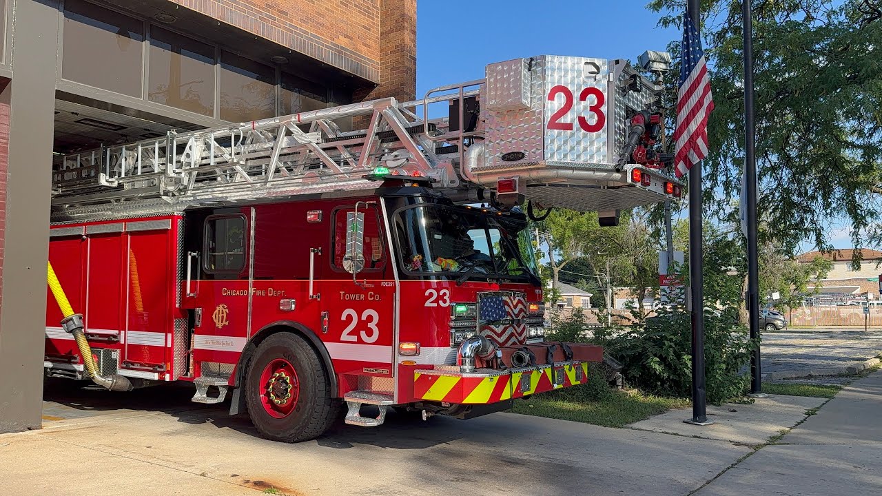 ⚜️15K SURPRISE⚜️chicago fire department *BRAND NEW* Tower Ladder 23 ...