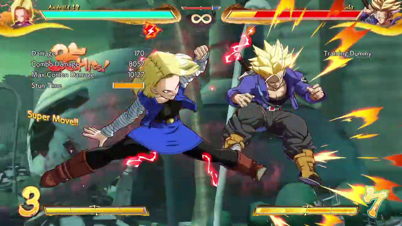 Dragon Ball FighterZ - Android 18 Solo TOD (Corner, v1.23) - YouTube