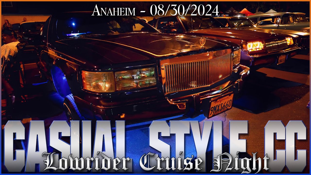 Causal Style Car Club Lowrider Cruise Night 08/30/2024 Alaniz Beatz ...