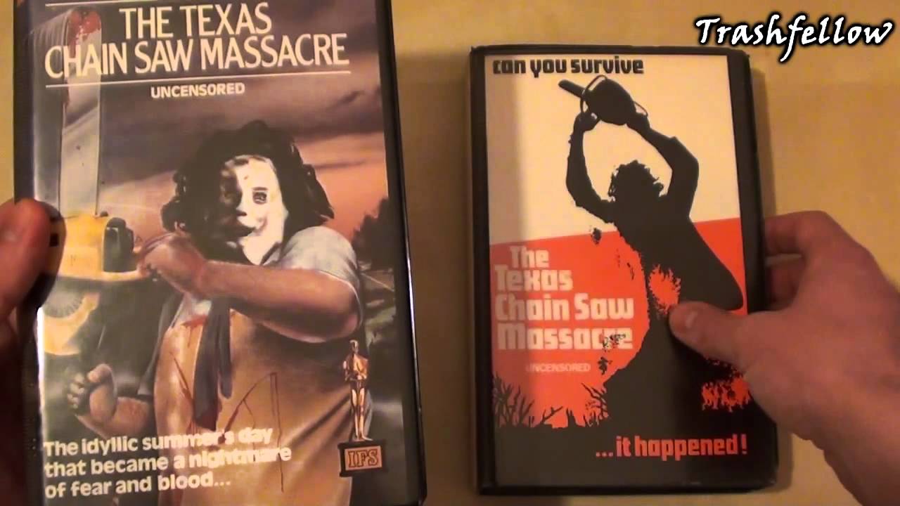 The Texas Chain Saw Massacre Pre-Cert Uncensored VHS Releases [UK ...
