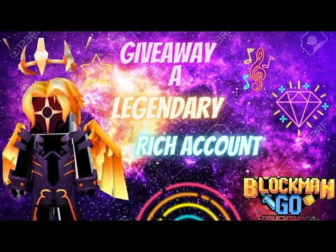 Giveaway A Legendary Rich Account Blockman Go Free ID and Password ...