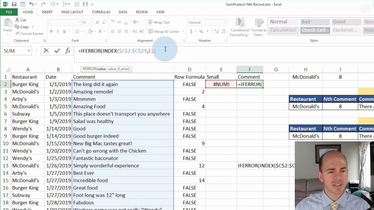 Vnth Lookup in ONE FORMULA! - YouTube