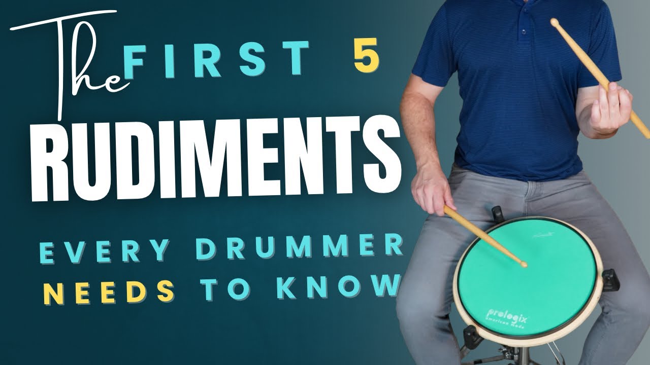The First 5 Rudiments Every Drummer Needs AND How to Master Them - YouTube