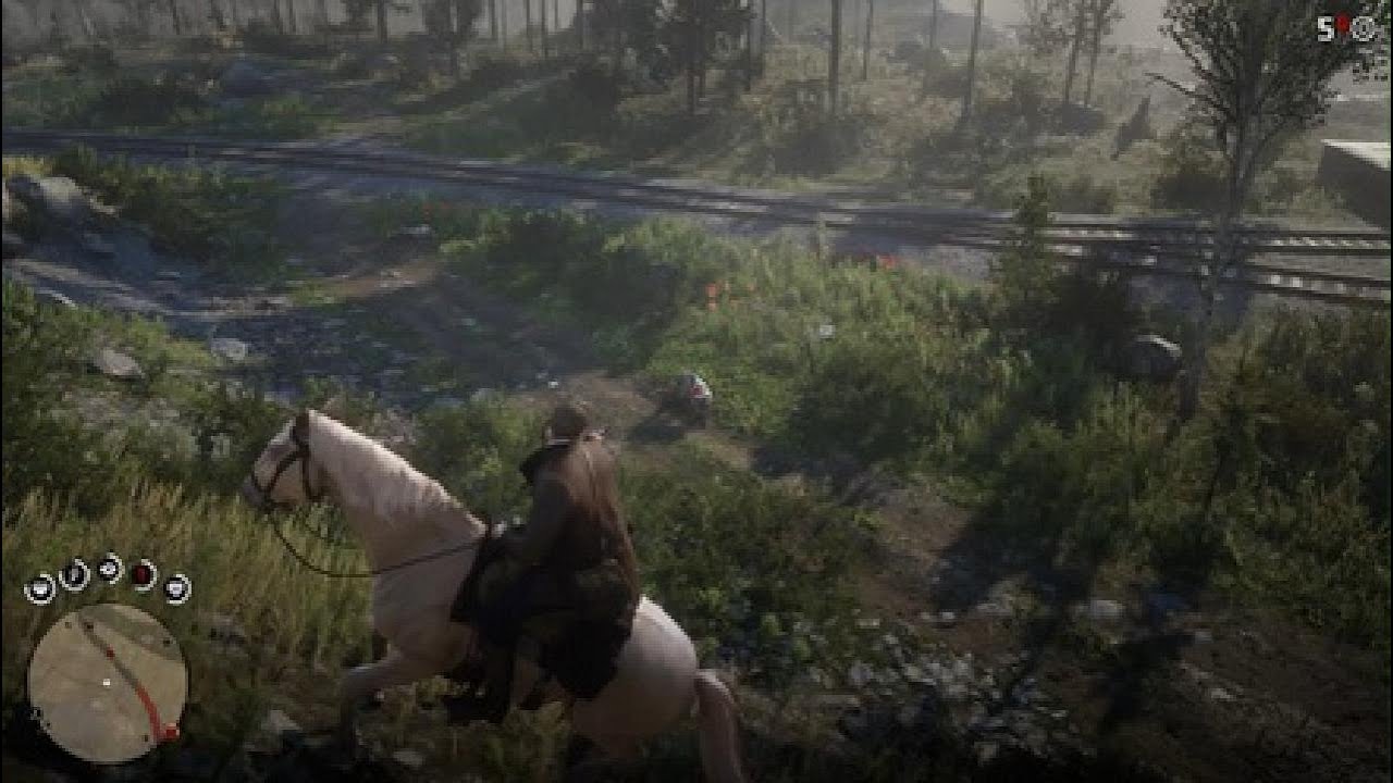 Red Dead Redemption 2 Wolves Chase Arthur - YouTube