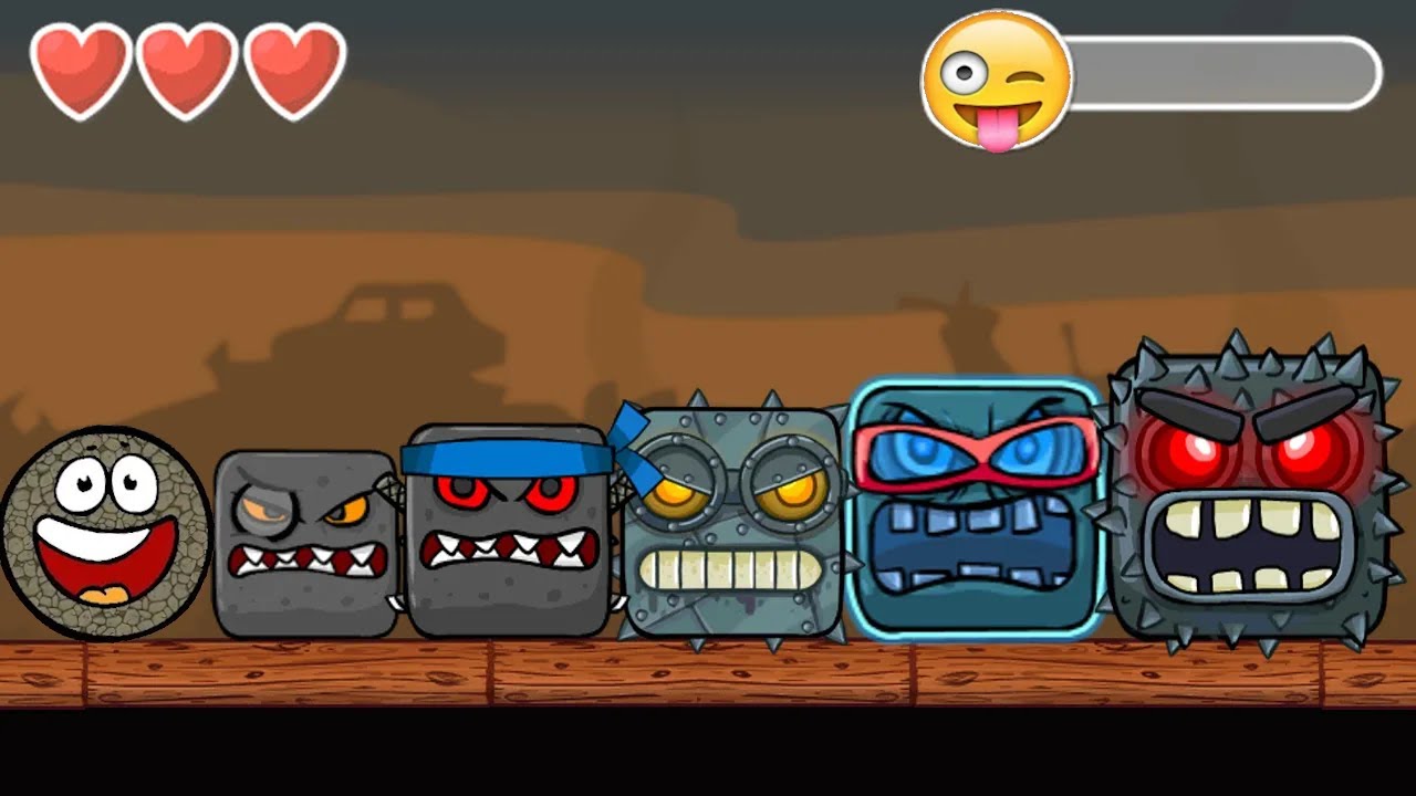 Red Ball 4 - Rock Ball - All Levels - All Volumes - All Bosses ...