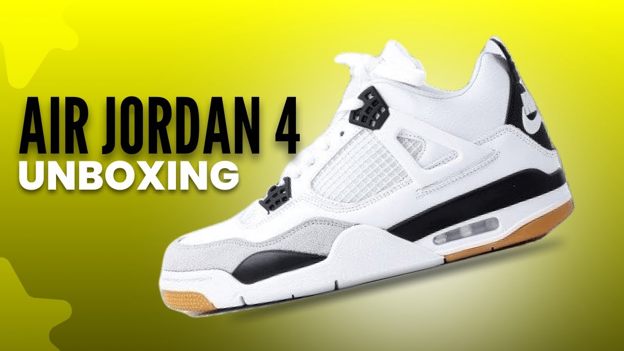Unboxing the Air Jordan 4 Revealing Every Detail - YouTube