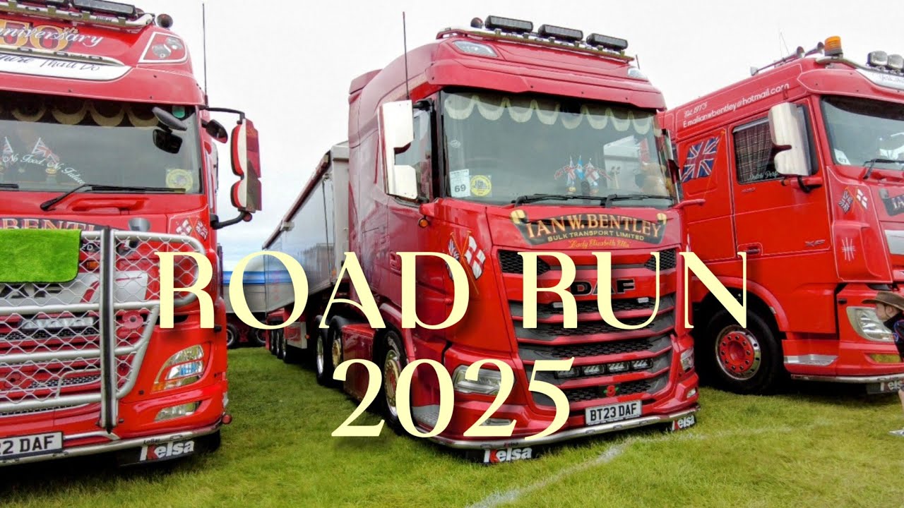 Llandudno Transport Road Run 2025: Trucks & Buses Heading To The Orme. - YouTube