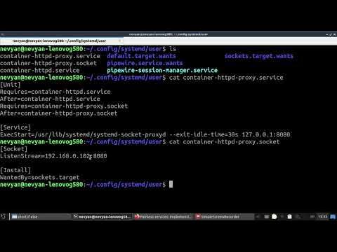Podman & SystemD - serverless rootless container services - YouTube