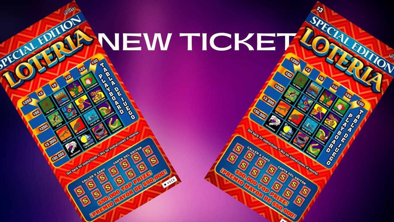 NEW TICKET SPECIAL EDITION LOTERIA TEXAS LOTTERY SCRATCH OFF - YouTube