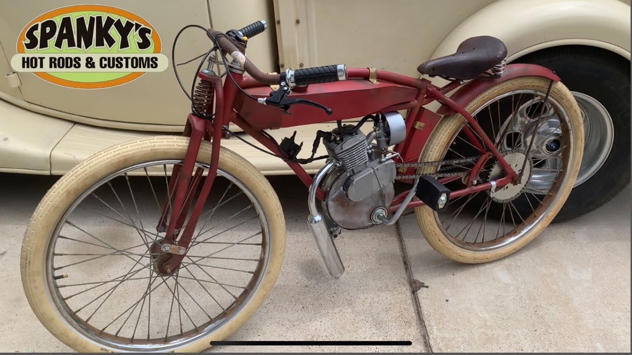 Wow !!! Hand Built and First Ride.. Board track Bike - YouTube