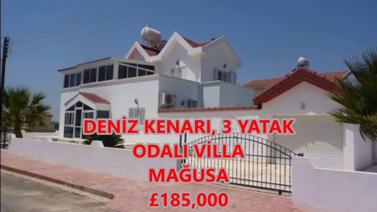 HP737 DENİZ KENARI, 3 YATAK ODALI VİLLA £175,000 - YouTube