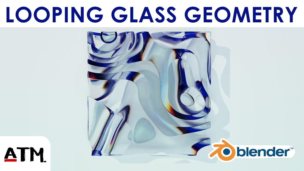 Looping Abstract Glass Geometry Animation - Blender Tutorial - YouTube