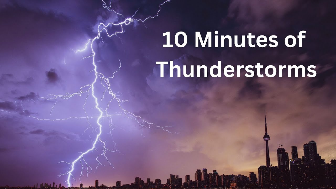 10 Minute Relaxing Thunderstorms: Stress Relief & Calmness # ...