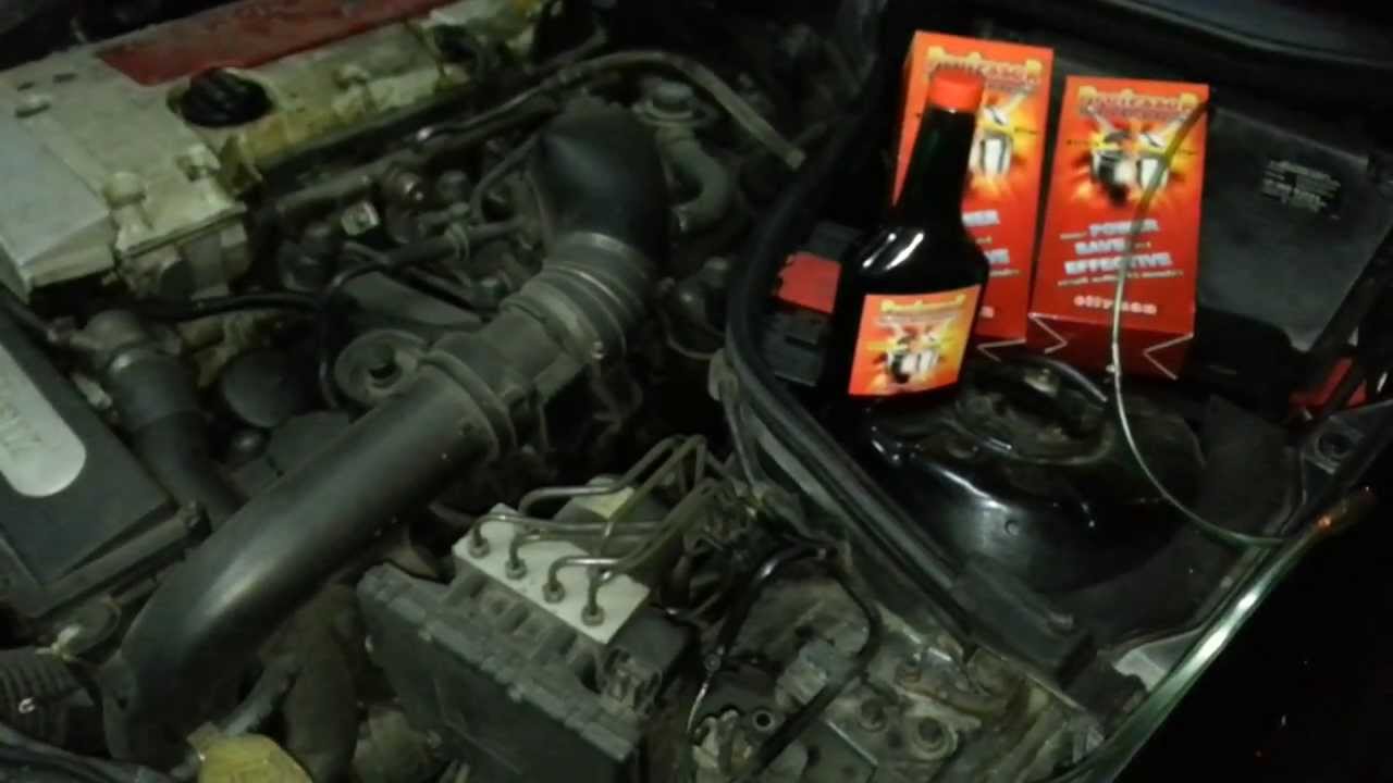 Tutorial OilyMan Engine Decarbonizer - Mercedes C200K - YouTube