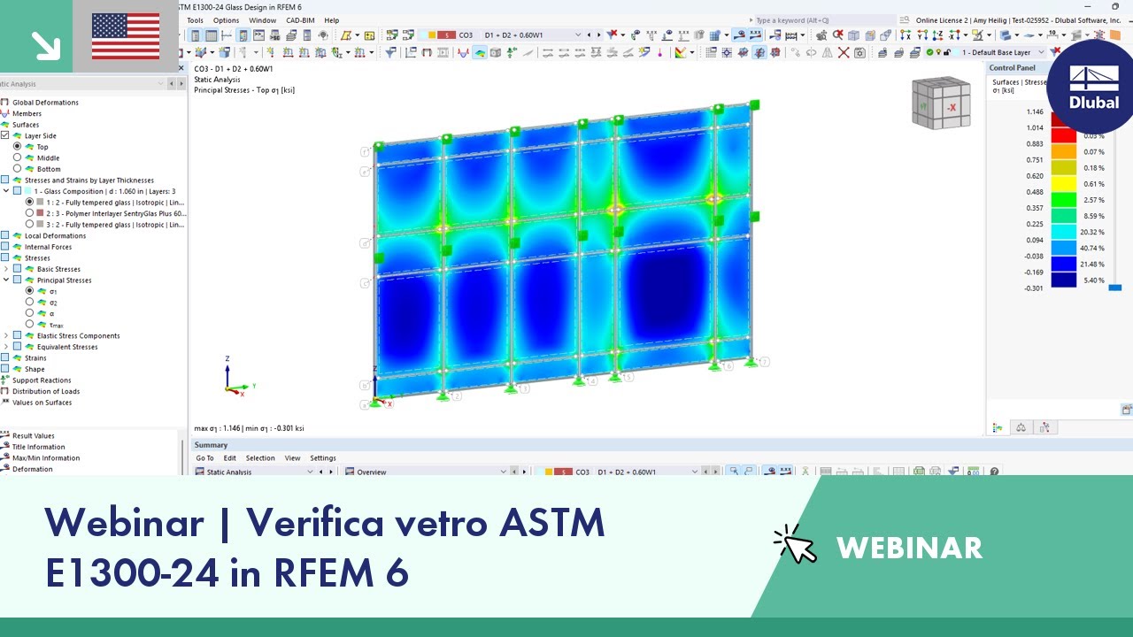 [EN] Webinar | Verifica vetro ASTM E1300-24 in RFEM 6 - YouTube