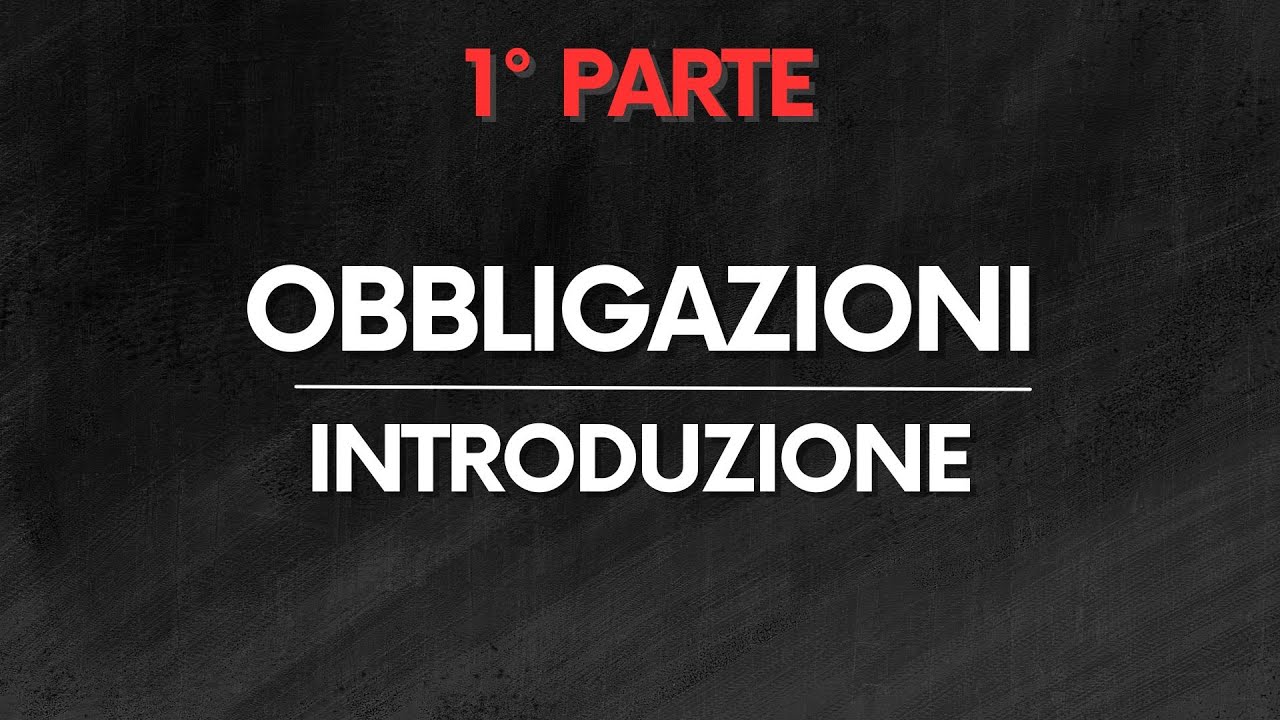 MATE FIN: Obbligazioni – Introduzione – PARTE 1/2 - YouTube