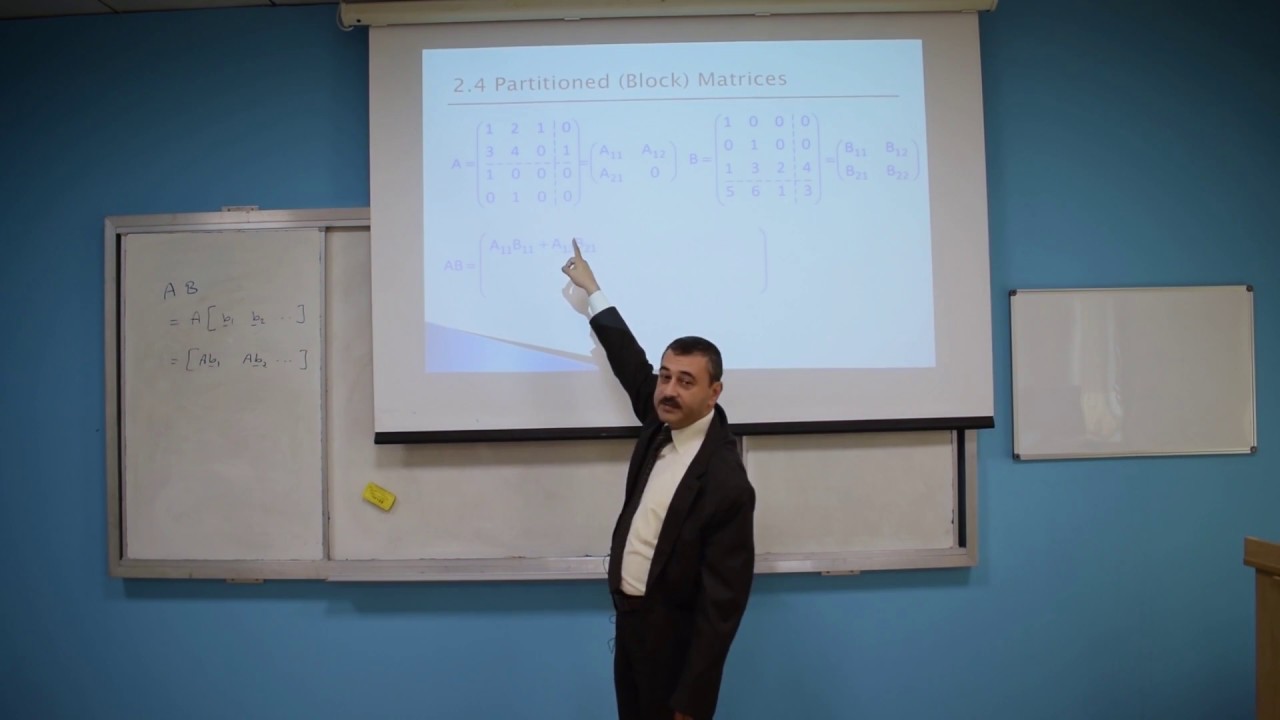 Partitioned Matrices: Linear Algebra #8 | ZC OCW - YouTube