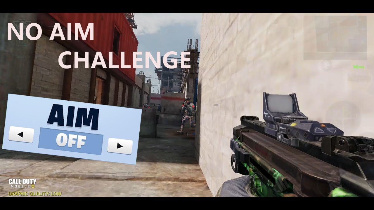 NO AIM CHALLENGE!!!! - YouTube