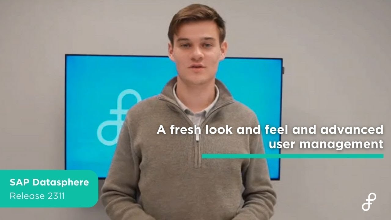 SAP Datasphere 2311 Release video - YouTube