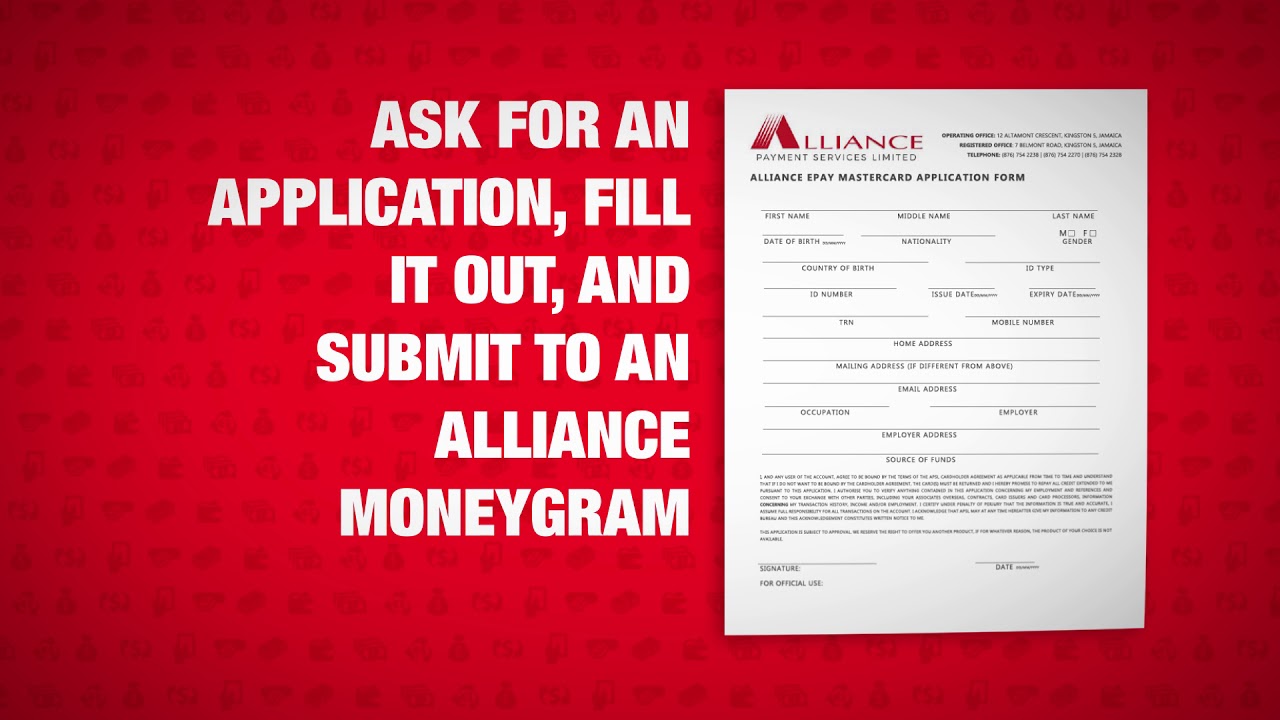 Alliance Prepaid MasterCard - How To Apply (15 seconds). - YouTube