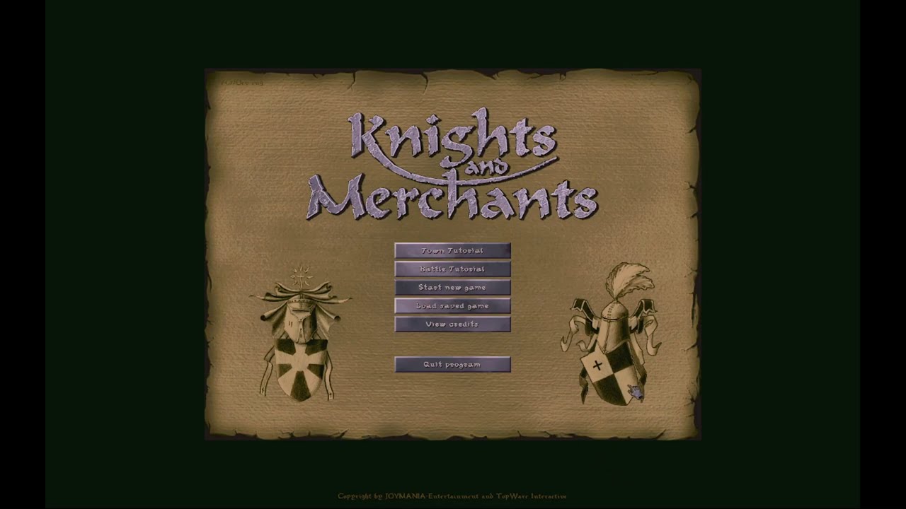 Knights and Merchants Part 2 Very Old School game😏 4k ultra rtx 4070 ...
