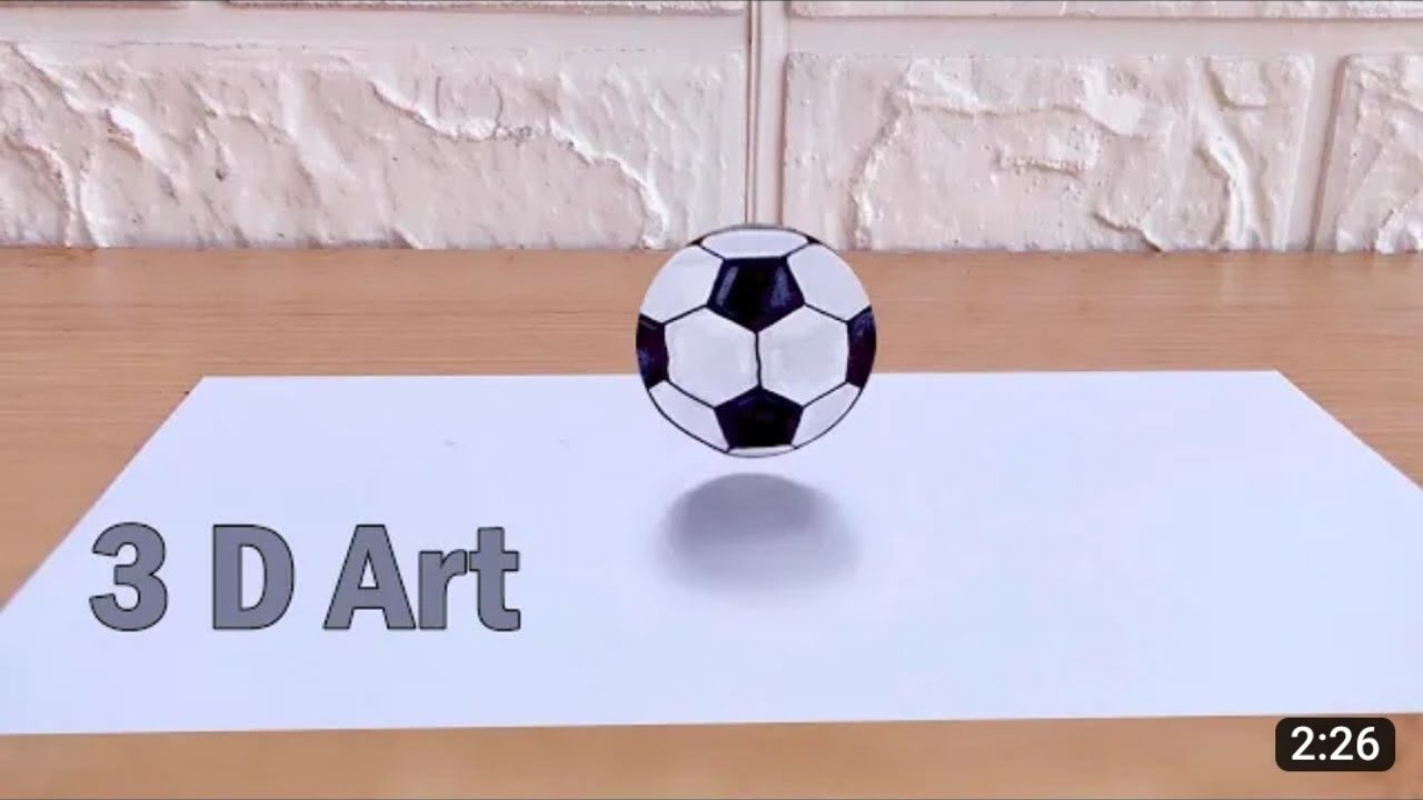 3D Drawing Tutorial - Step by step _ Easy 3D Illusion Drawing - YouTube