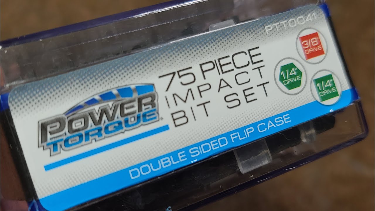 O'Reilly's Power Torque 75-Piece Impact Bit Set Review - YouTube