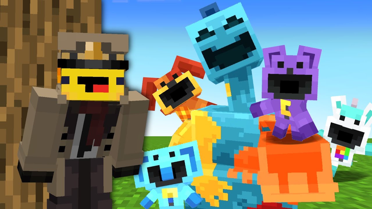 Tengo a los Smiling Critters en Minecraft | Huggy & Friends - YouTube