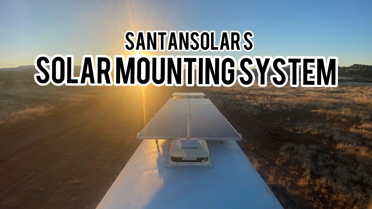 Solar Rack system explained on our Skoolie?! - YouTube