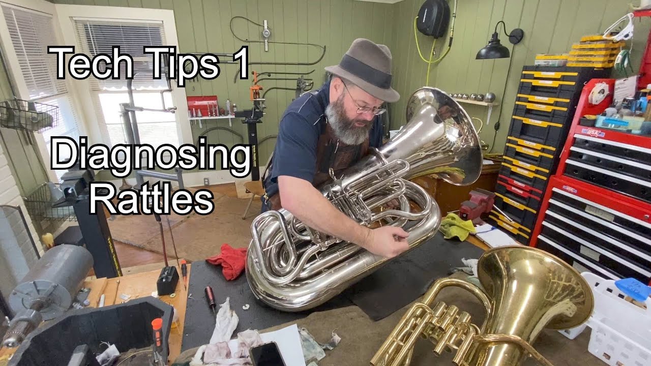 Tech Tips 1- 2023- Diagnosing Rattles- band instrument repair- Wes Lee ...