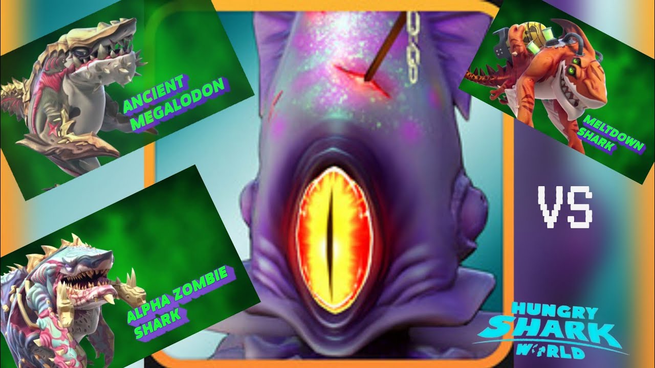 ALL MUTANT SHARKS vs COLOSSAL SQUID BOSS ! - Hungry Shark World - YouTube