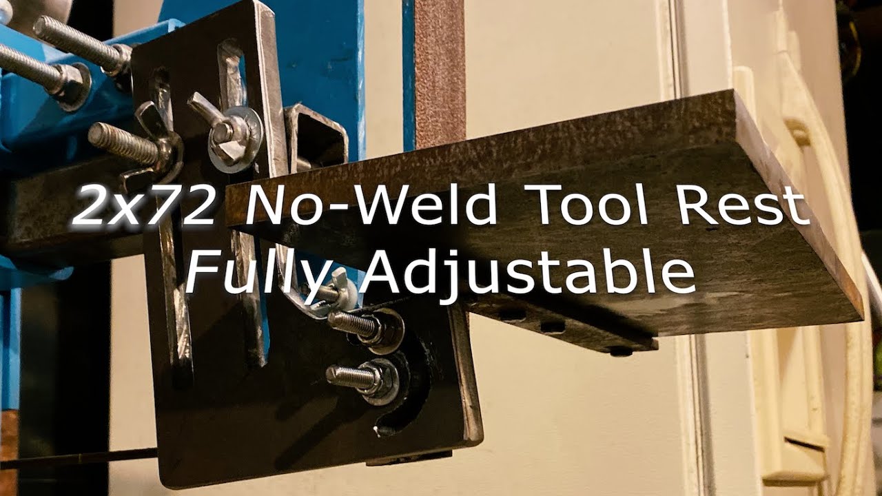 No Weld 2x72 Adjustable Tool Rest - YouTube