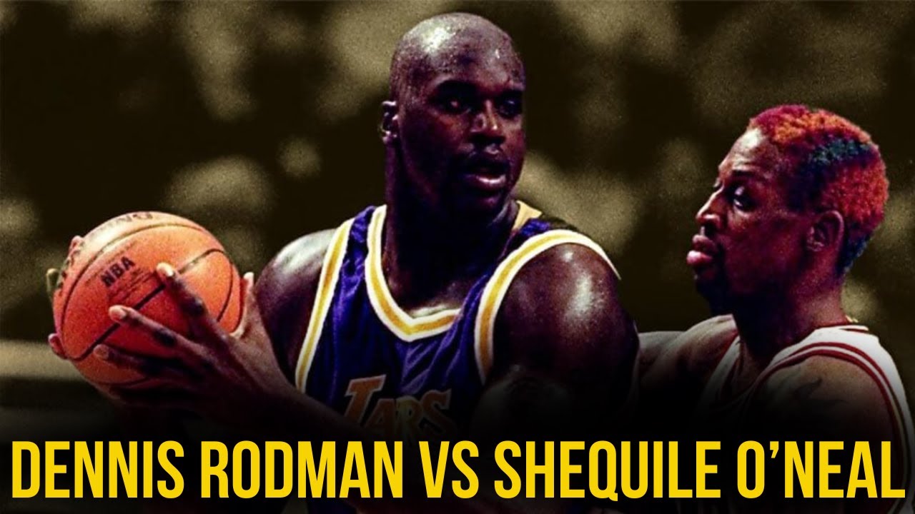 Shaquille Oneal Vs Dennis Rodman The Battle Of Strength And Grit 💪🔥