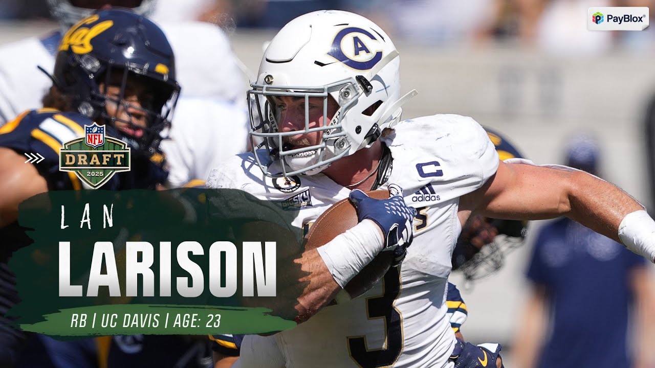 2025 NFL DRAFT HIGHLIGHTS: Lan Larison | RB | UC Davis - YouTube