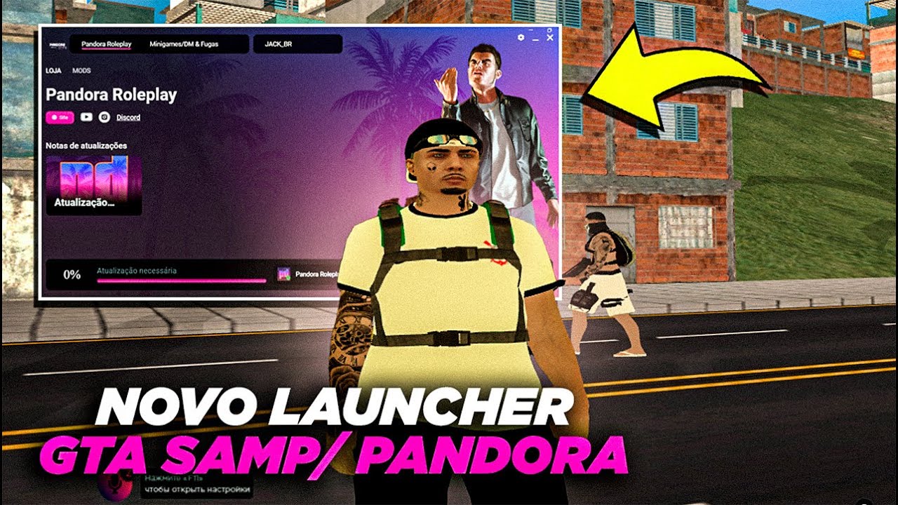 TESTEI o NOVO LAUNCHER do SAMP! E JOGUEI no SERVIDOR! GTA SAMP ANDROID ...