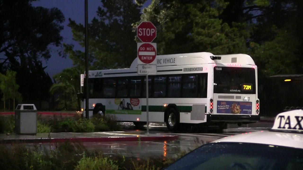 AC Transit - Gillig Advantage Hybrid Route 72M #1558 - YouTube