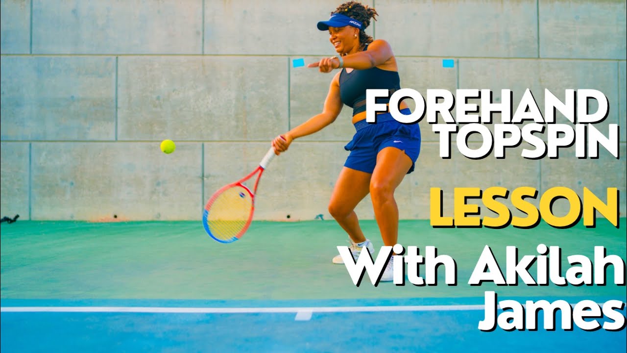 Tennis Topspin Forehand Lesson - YouTube