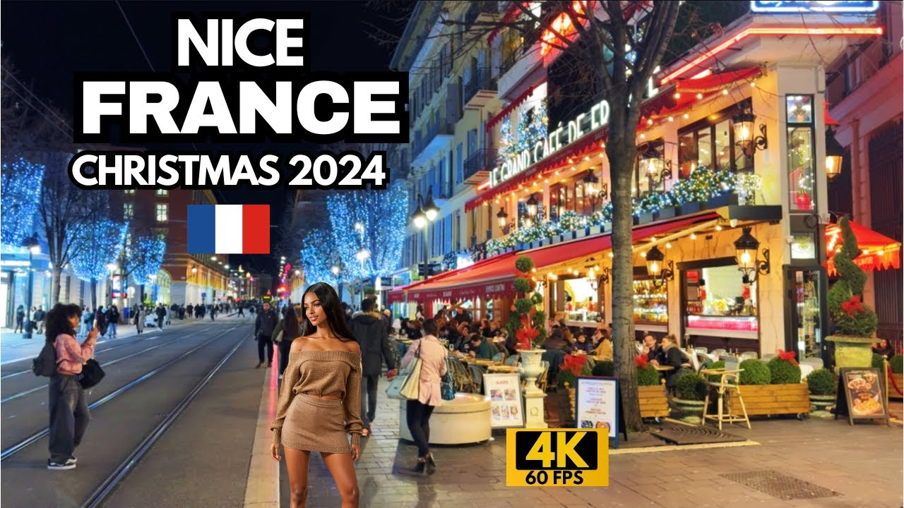 Nice France: Christmas 2024 - Walking Tour in Nice, France in Winter ...