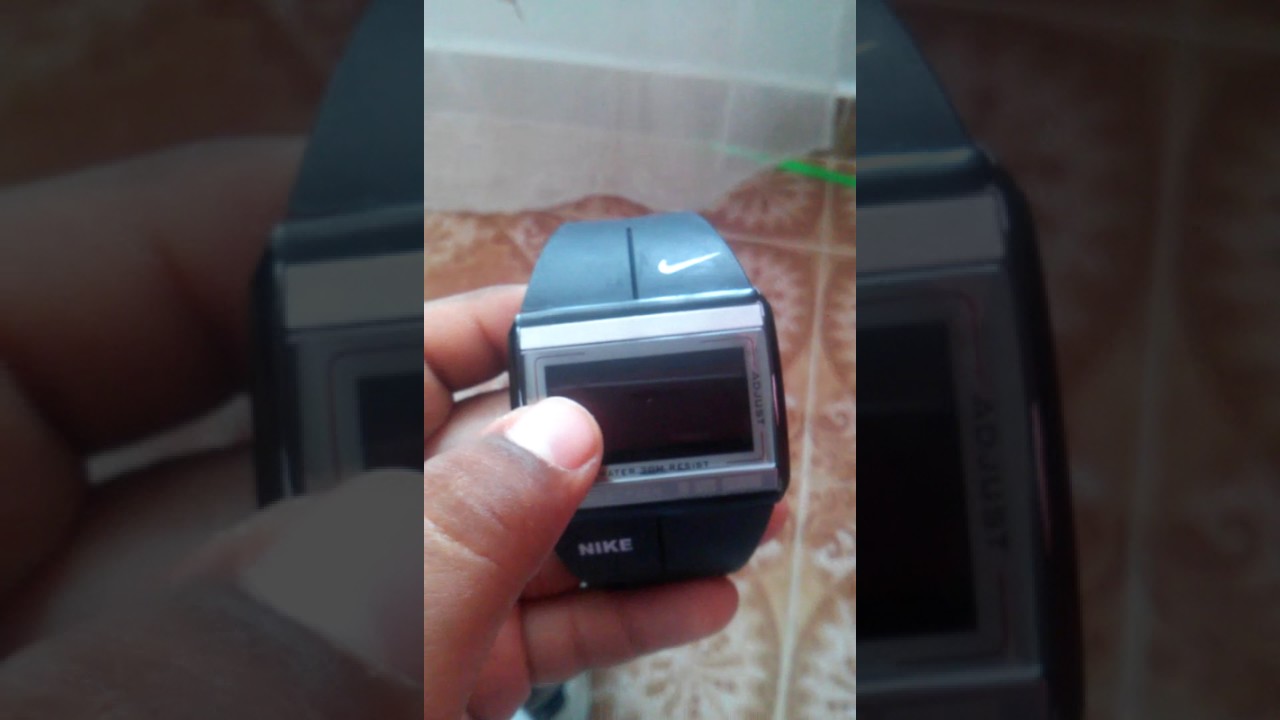 Como ajustar un reloj touch nike - YouTube
