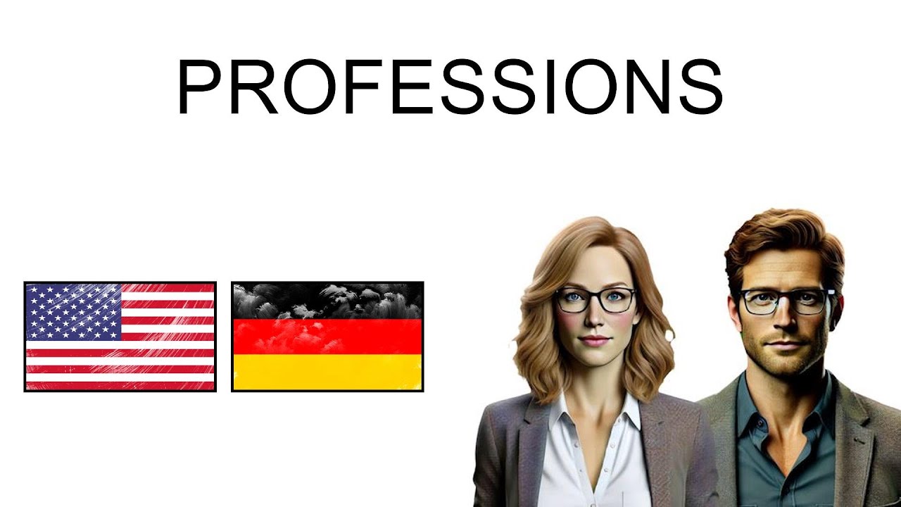 🇺🇸 🇩🇪 Learn GERMAN easily | Professions | Vocabulary - YouTube