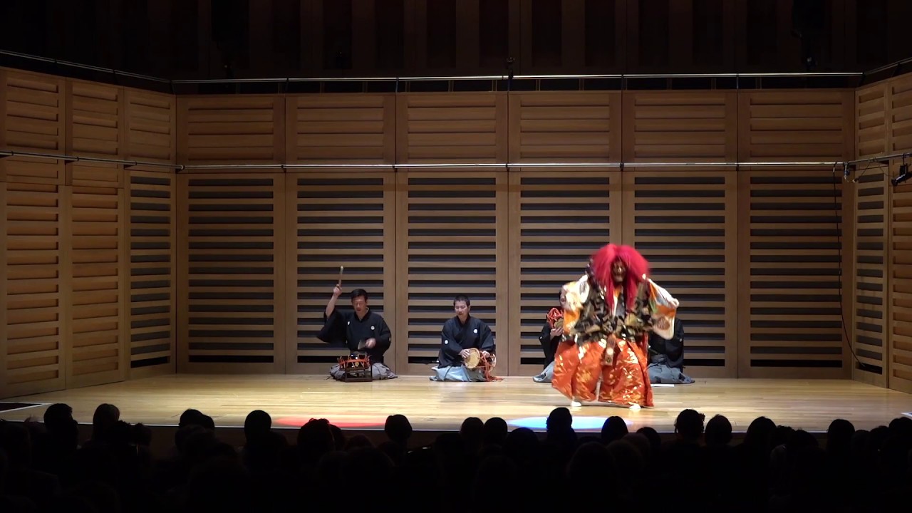 Noh Reimagined 2018: "Shishi (music from the ‘Lion Dance’ in the play ...
